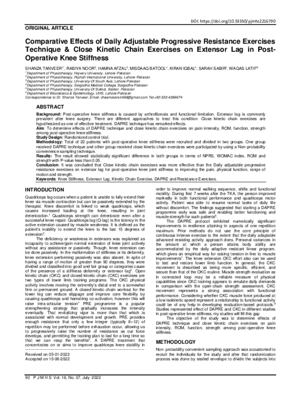 (PDF) Comparative Effects of Daily Adjustable Progressive Resistance ...