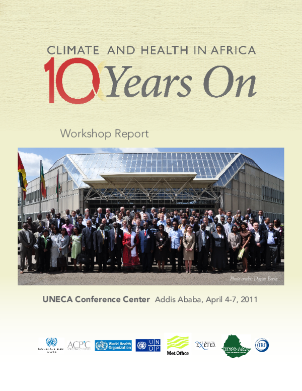 (PDF) Climate and Health in Africa: 10 Years On Workshop Report, UNECA ...