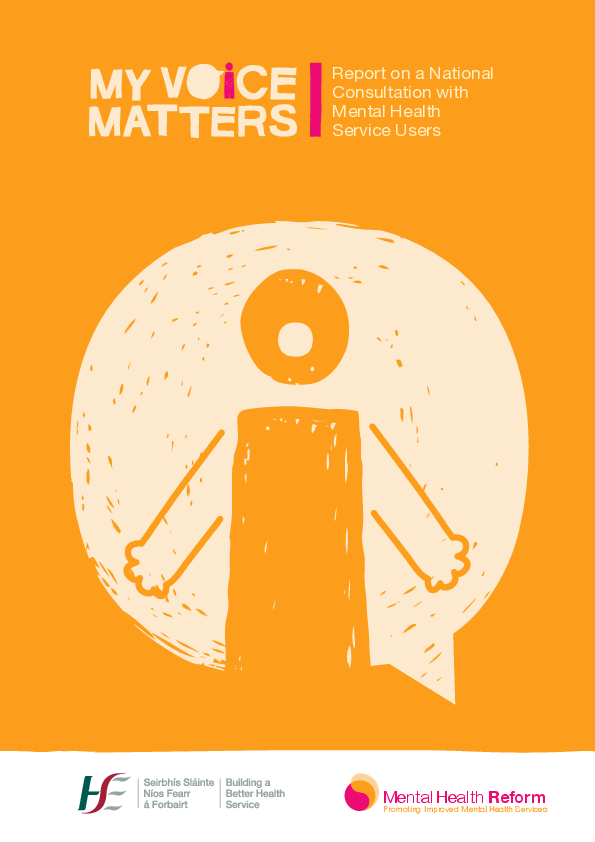 (PDF) My Voice Matters: Report on a National Consultation with Mental ...