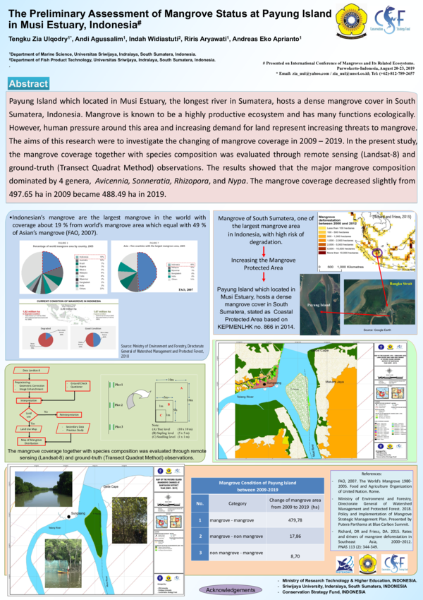 (PDF) The Preliminary Assessment of Mangrove Status at Payung Island in ...