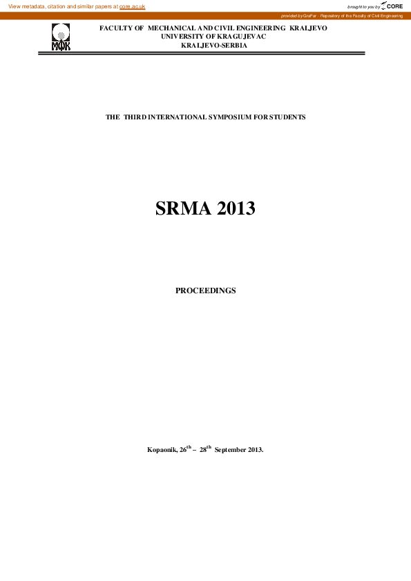 Pdf Free Vibration Of Plate Assemblies Using Spectral Element Method Miloš Jočković
