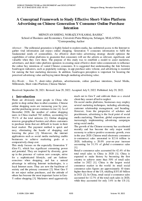 (PDF) A Conceptual Framework to Study Effective Short-Video Platform ...