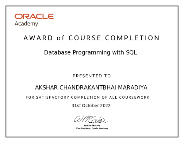 (PDF) Oracle academy