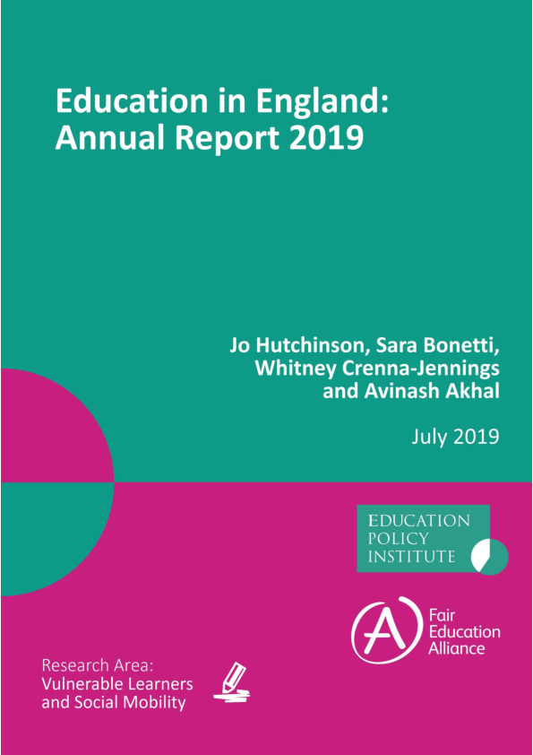 (PDF) Education in England : Annual report 2019