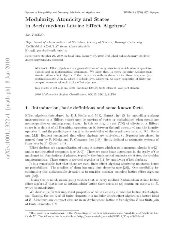 (PDF) Modularity, atomicity and states