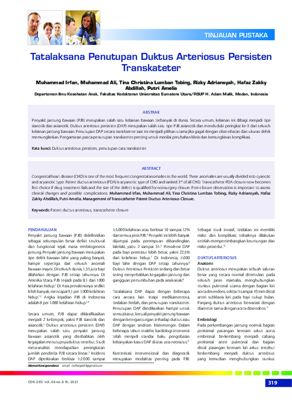 (PDF) Tatalaksana Penutupan Duktus Arteriosus Persisten Transkateter ...