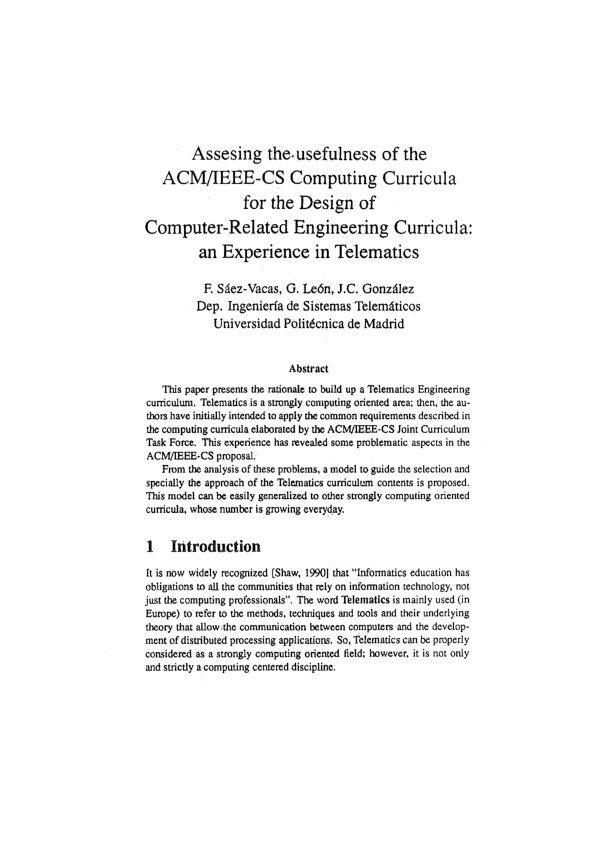 (PDF) Assesing the usefulness of the ACM/IEEE-CS Computing Curricula ...