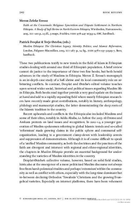 (PDF) Faith at the Crossroads: Religious Syncretism and Dispute ...