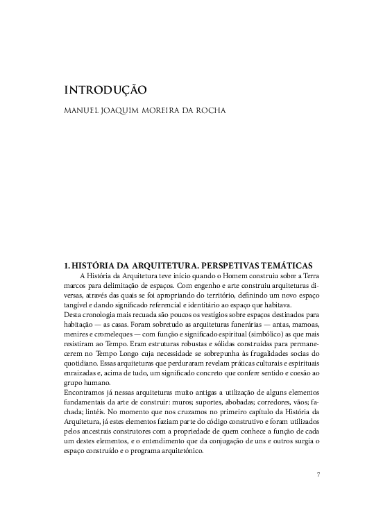 (PDF) Introdução [História da arquitetura]