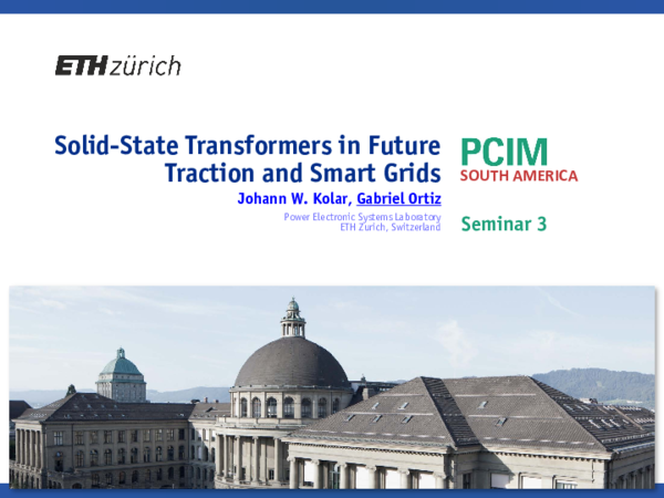 (PDF) Solid-State Transformers in Future Traction and Smart Grids