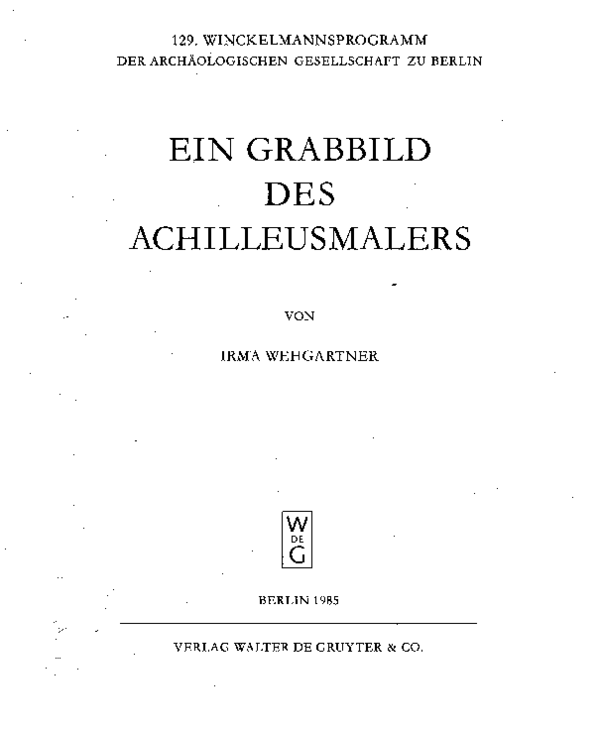 (PDF) Ein Grabbild des Achilleusmalers