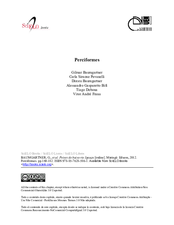 (PDF) Perciformes