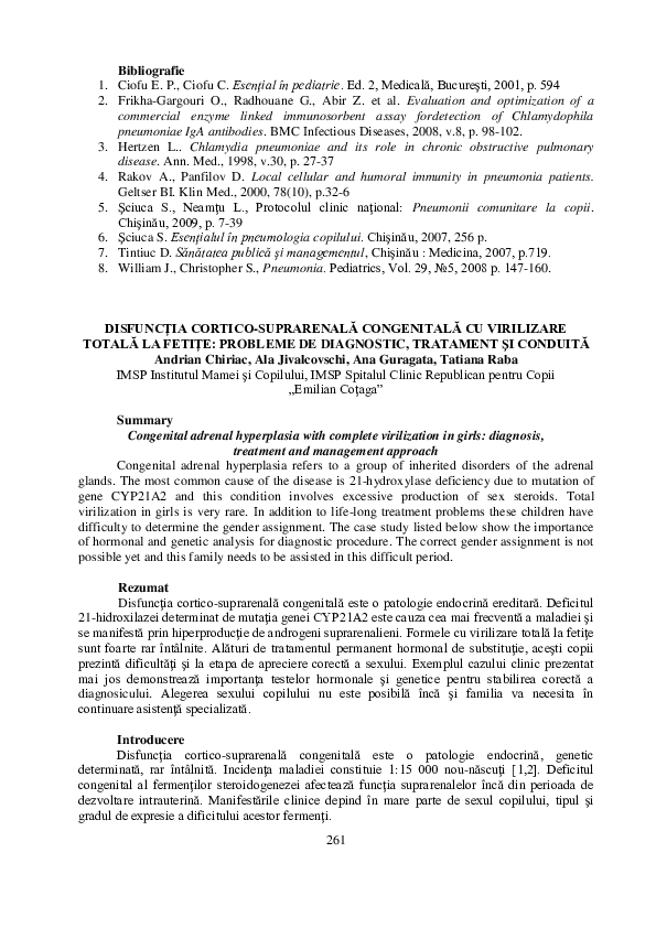 (PDF) Congenital adrenal hyperplasia with complete virilization in ...