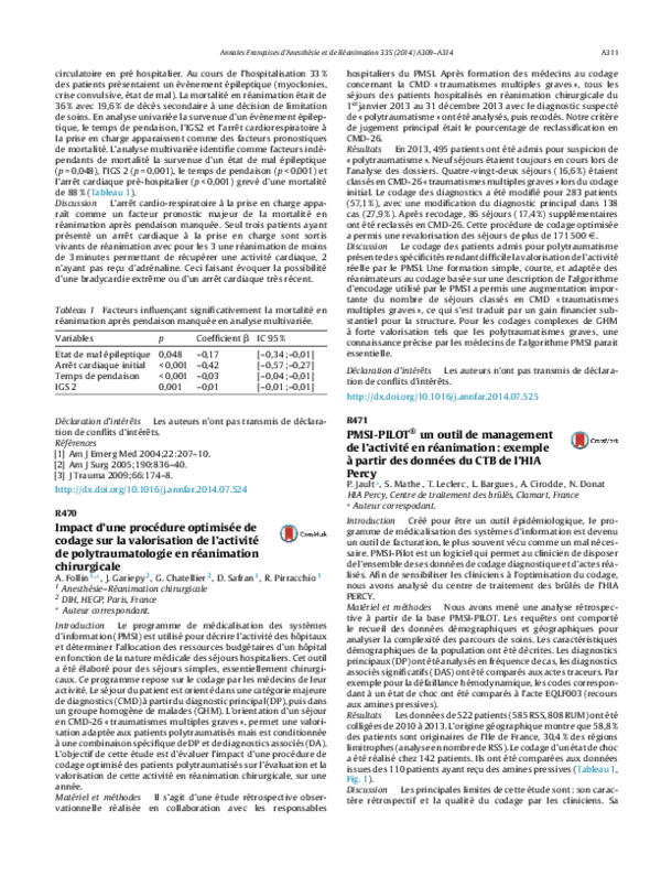 (PDF) PMSI-PILOT® un outil de management de l’activité en réanimation : exemple à partir des ...
