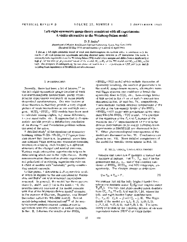 (PDF) Left-right-symmetric gauge theory consistent with all experiments ...