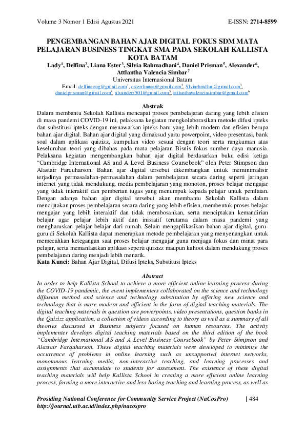 (PDF) Pengembangan Bahan Ajar Digital Fokus Sdm Mata Pelajaran Business ...