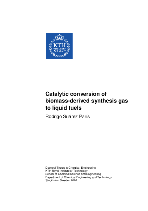 (PDF) Chapter 3. Catalytic conversion of biomass-derived synthesis gas ...