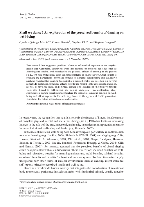 (PDF) Shall we dance? An exploration of the perceived benefits of ...