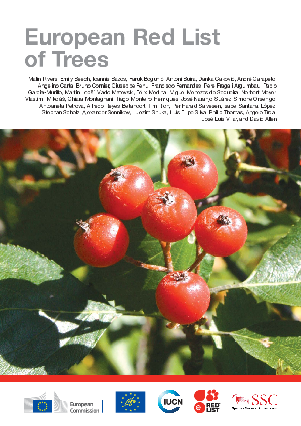 (PDF) European Red List of Trees