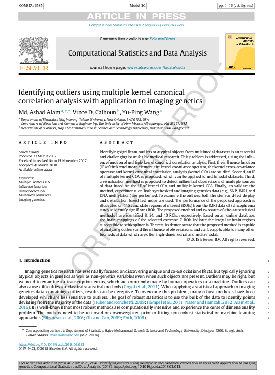 (PDF) Identifying outliers using multiple kernel canonical correlation analysis with application ...
