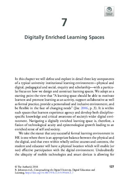 (PDF) Digitally Enriched Learning Spaces