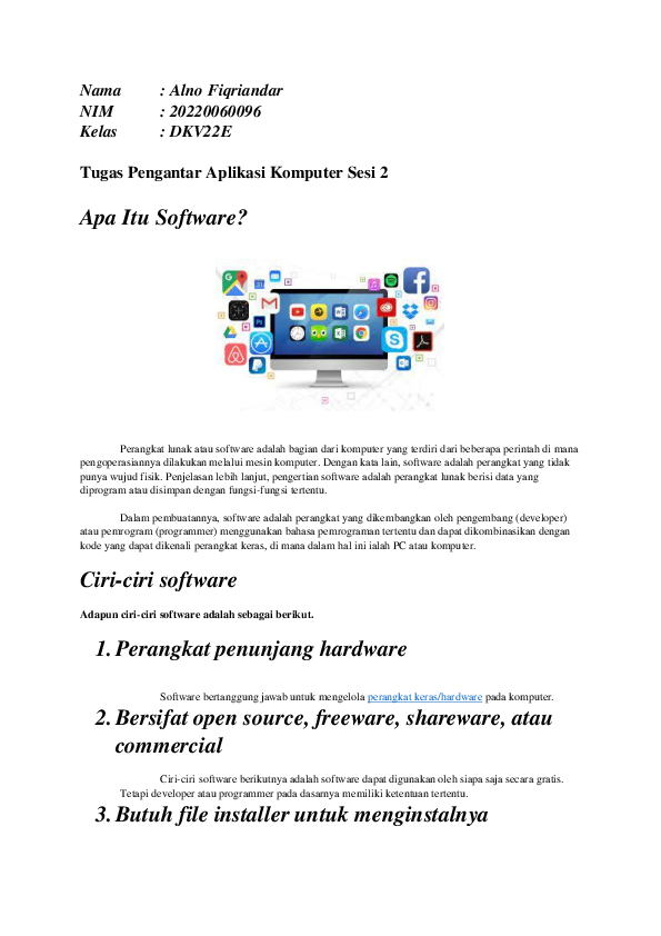 (PDF) TUGAS PENGANTAR APLIKASI KOMPUTER SESI 2