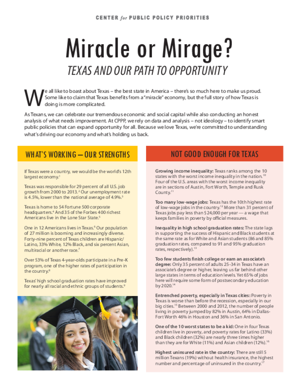 (PDF) Miracle or Mirage