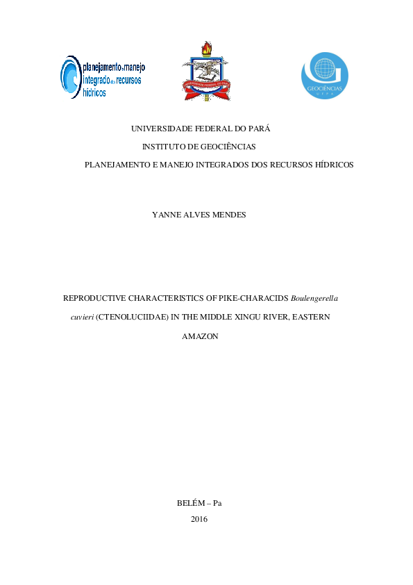 (PDF) Reproductive characteristics of pike-characids Boulengerella ...