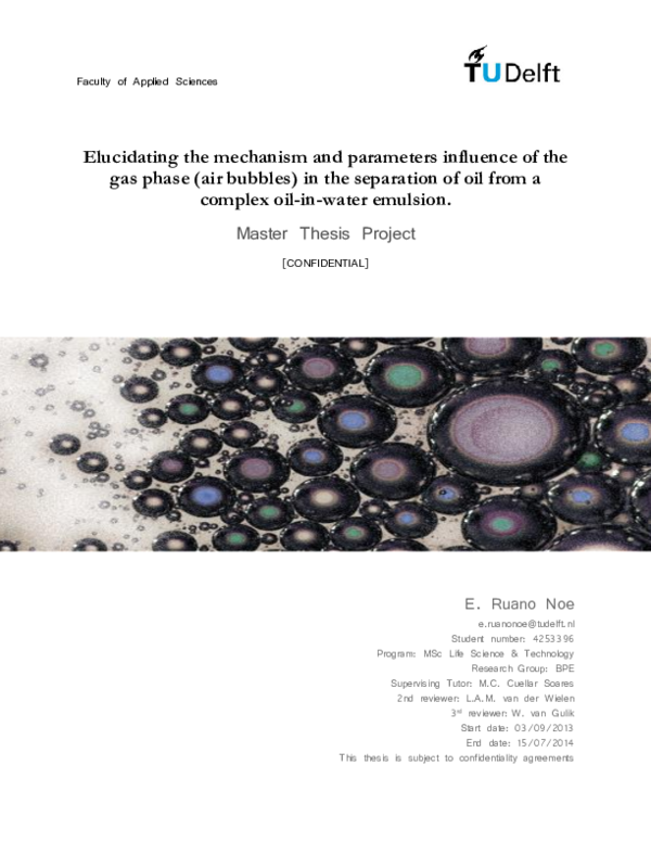 (PDF) Elucidating the mechanism and parameters influence of the gas ...