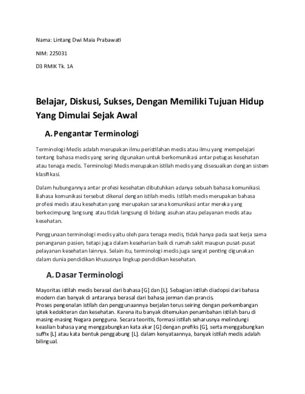 (DOC) TERMINOLOGI MEDIS