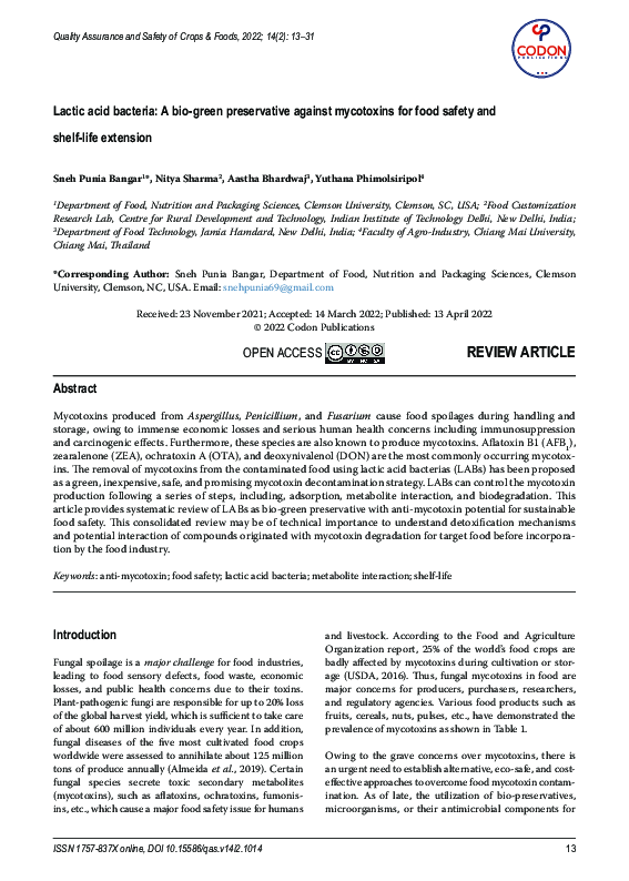 (PDF) Lactic acid bacteria