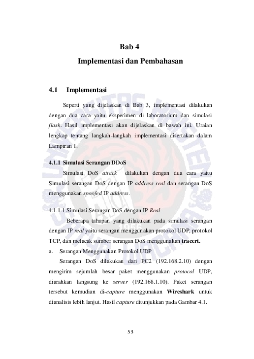 (PDF) Simulasi IP Traceback dengan Algoritma Efficient Probabilistic Packet Marking pada ...
