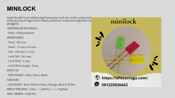(PPT) Minilock | USAHA SERAGAMKU - Academia.edu