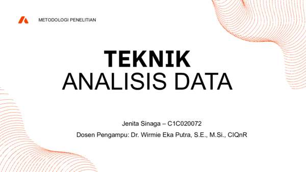 (PDF) PPT TEKNIK ANALISIS DATA