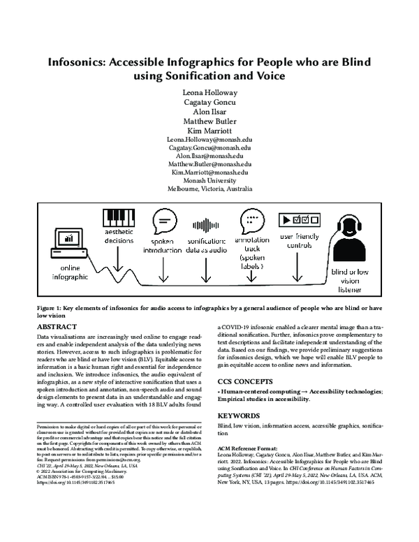 (PDF) Infosonics: Accessible Infographics for People who are Blind ...
