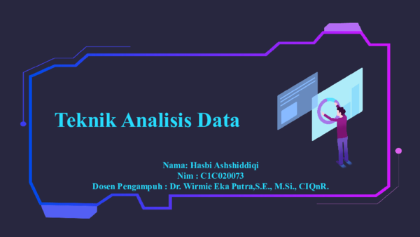 (PPT) PPT 10 " TEKNIK ANALISIS DATA