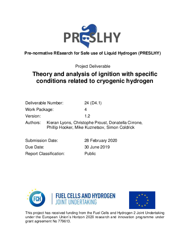 (PDF) Theory and analysis of ignition with specific conditions related ...