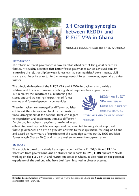 (PDF) FlEGT Vpa in Ghana