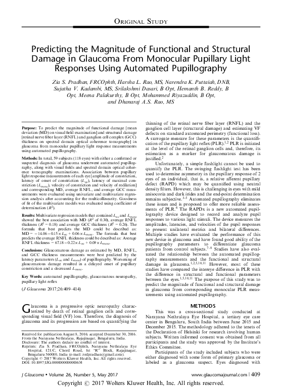 (PDF) Predicting the Magnitude of Functional and Structural Damage in ...
