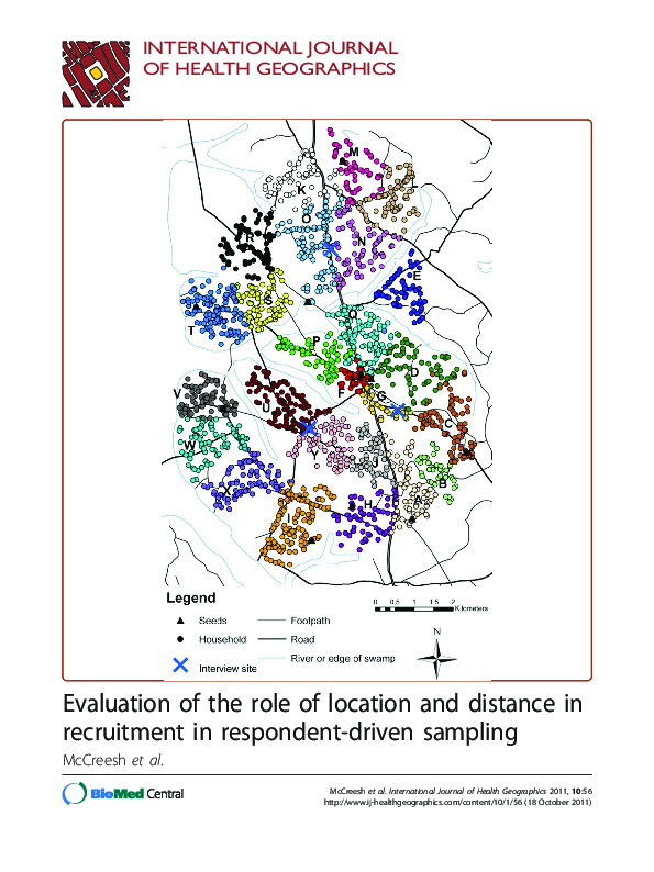 (PDF) Evaluation of the role of location and distance in recruitment in respondent-driven sampling