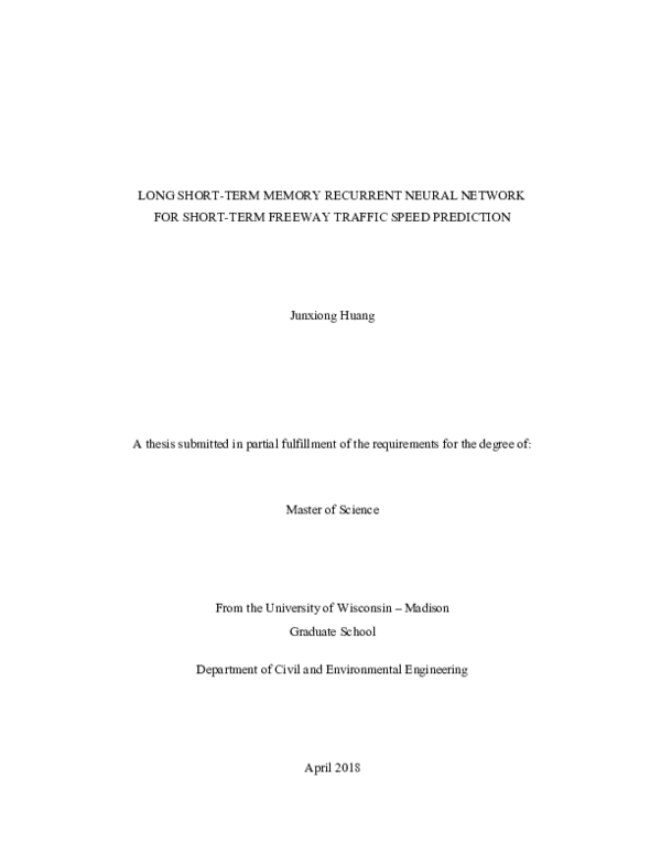Pdf Long Short Term Memory Recurrent Neural Network For Short Term