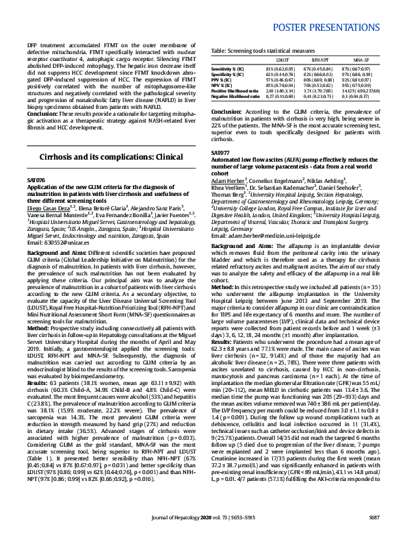 (PDF) Application of the new GLIM criteria for the diagnosis of ...