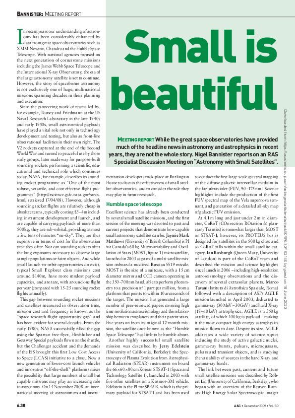 (PDF) Small is beautiful | Stuart Eves - Academia.edu