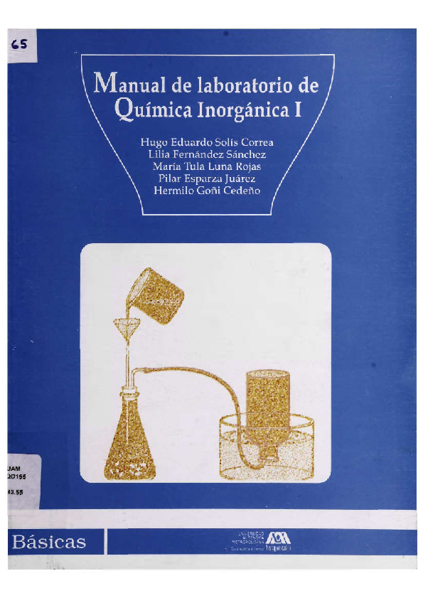 (PDF) Manual de laboratorio de química inorgánica I