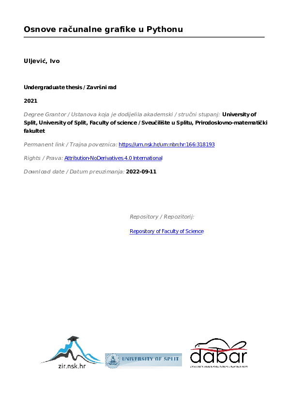 (PDF) Basic of graphics in Python