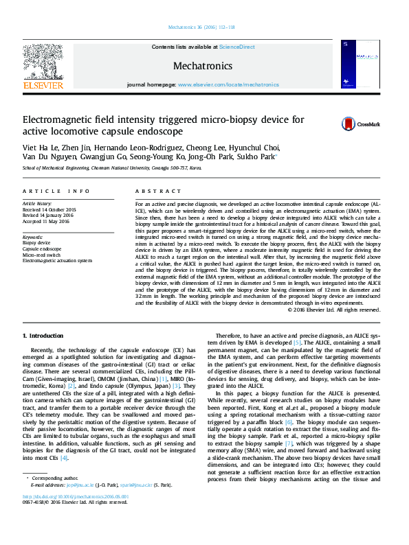 (PDF) Electromagnetic field intensity triggered micro-biopsy device for ...