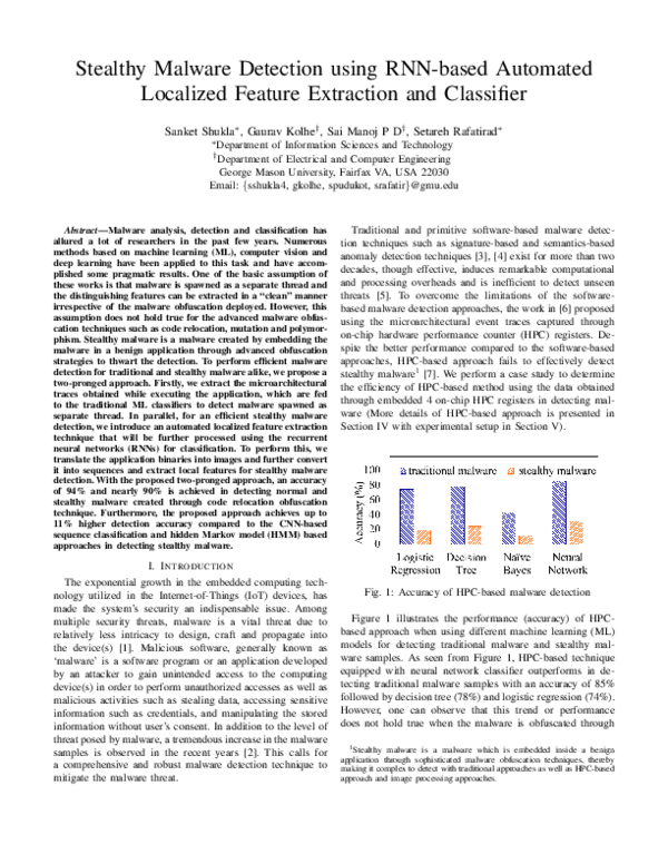 (PDF) Stealthy Malware Detection using RNN-Based Automated Localized Feature Extraction and ...