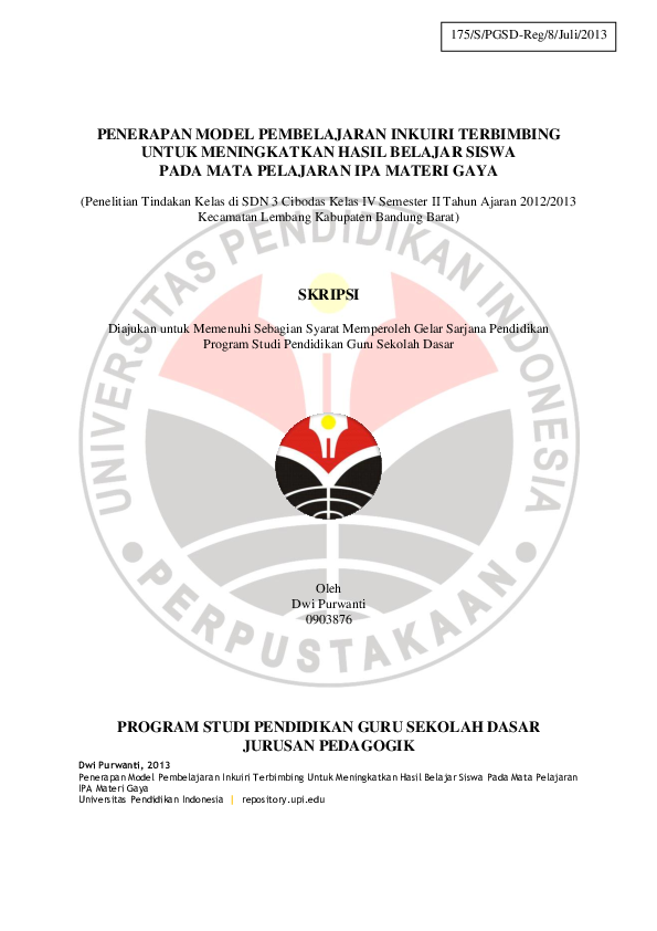 (PDF) Penerapan Model Pembelajaran Inkuiri Terbimbing Untuk Meningkatkan Hasil Belajar Siswa ...
