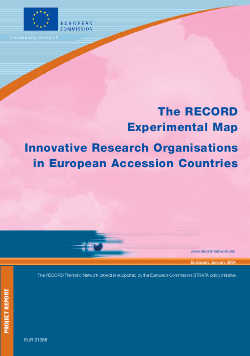 (PDF) The RECORD experimental map: innovative research organisations in ...