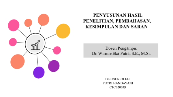 (PPT) PPT " Penyusunan hasil penelitian, pembahasan, kesimpulan dan saran"